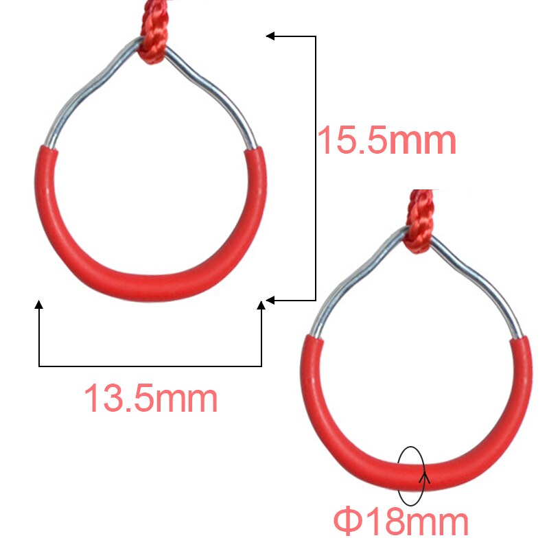 Colorful Ninja Rings Gymnastic Rings Swing Bar Rin... – Grandado