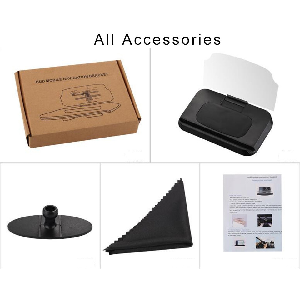 Car HUD Heads Up Display Cars Holder Stander Unive... – Vicedeal