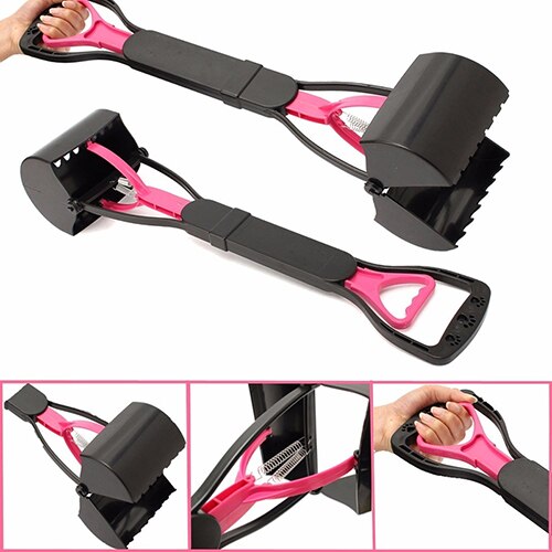 Long Handle Dog Pooper Scooper Plastic Pet Waste C... – Grandado