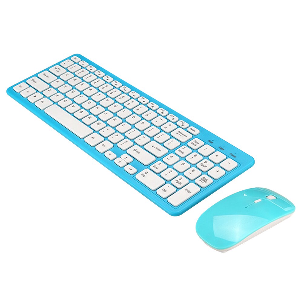 1 Set Wireless Keyboard Mouse Combo Ultra Thin Ful... – Grandado