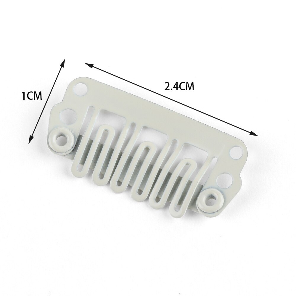 20 stk mini u shape snap metal pin clips jern hårn... – Grandado