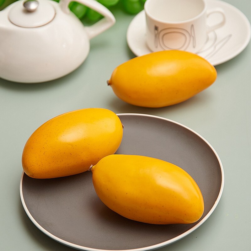 3pcs/lot Mango Artificial Fruits Simulation Fruits... – Grandado