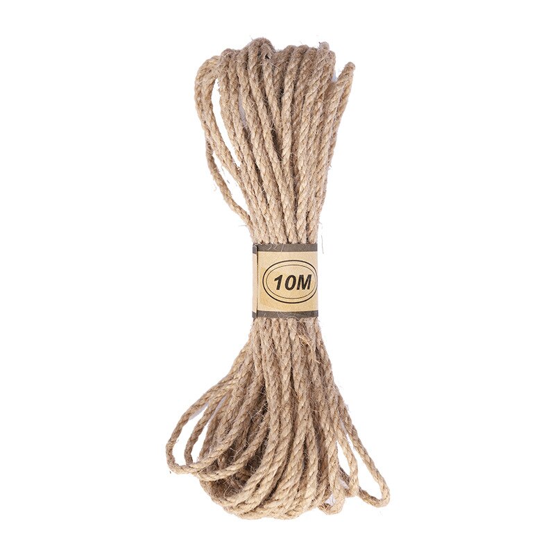 10M Macrame Jute Rope Twisted Hemp Cords DIY Handm... – Grandado
