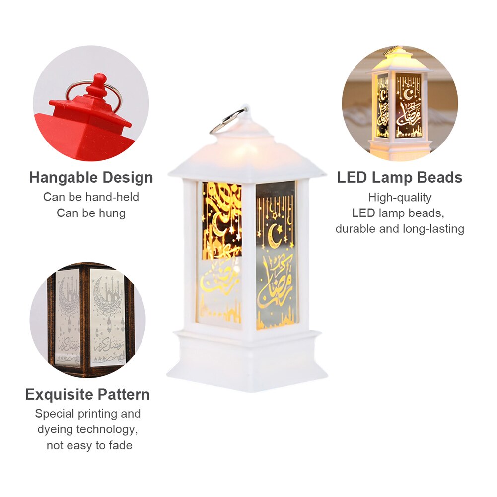 Large Size LED Ramadan Lantern Wind Lights Ramadan... – Grandado