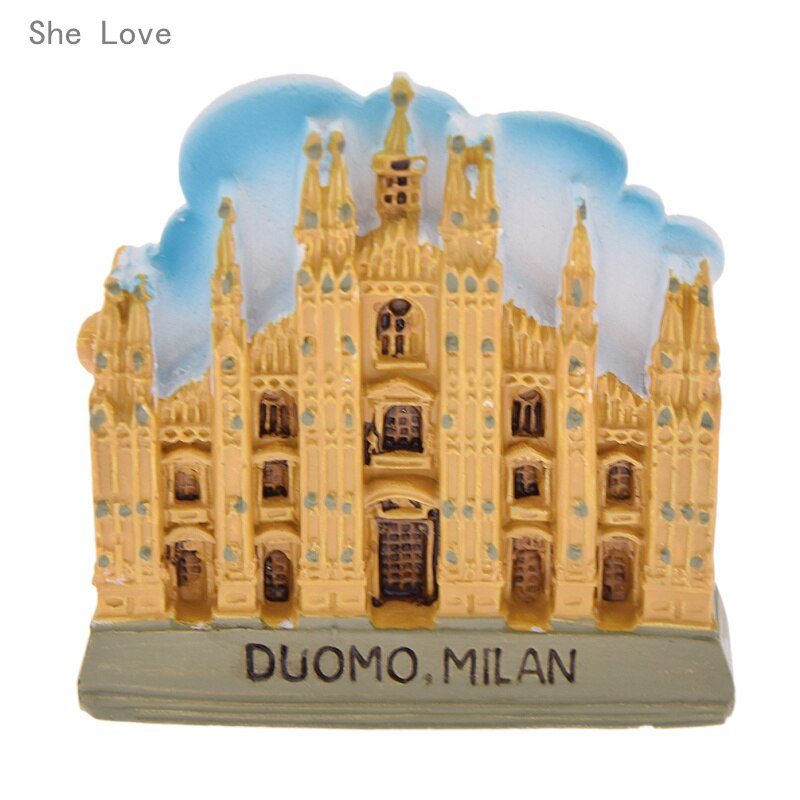 She Love Milan Cathedral 3D Fridge Magnet Refriger... – Grandado