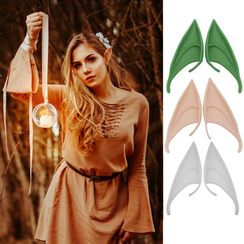 Hirigin Halloween Latex Elf Oren Fee Pixie Cosplay... – Grandado