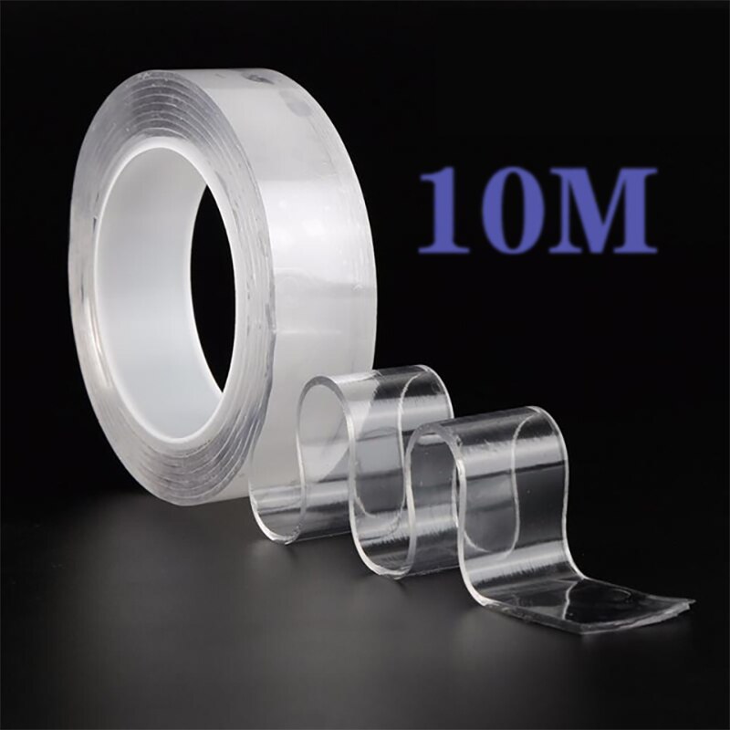 1/2/3/5/10m Reusable Double Side Adhesive Nano Rem... – Grandado