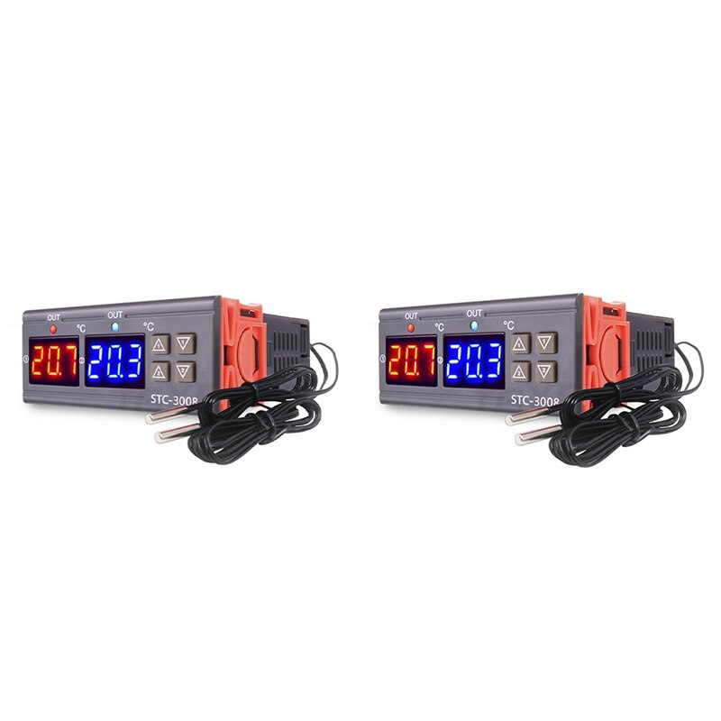 Dual Digitale Temperatuur Controller Twee Relais T... – Grandado
