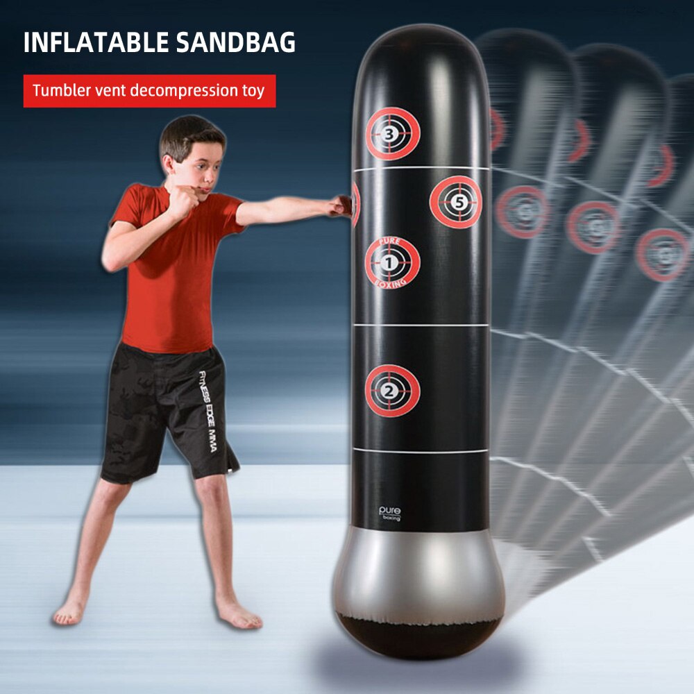 Inflatable Fitness Boxing Punching Bag PVC Inflata... – Grandado