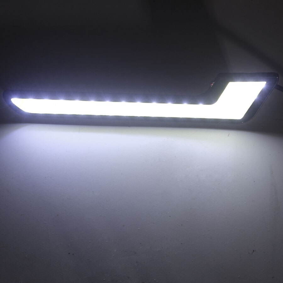 NHAUTP 1 Paar High Power L-Form COB DRL Auto LED T... – Grandado