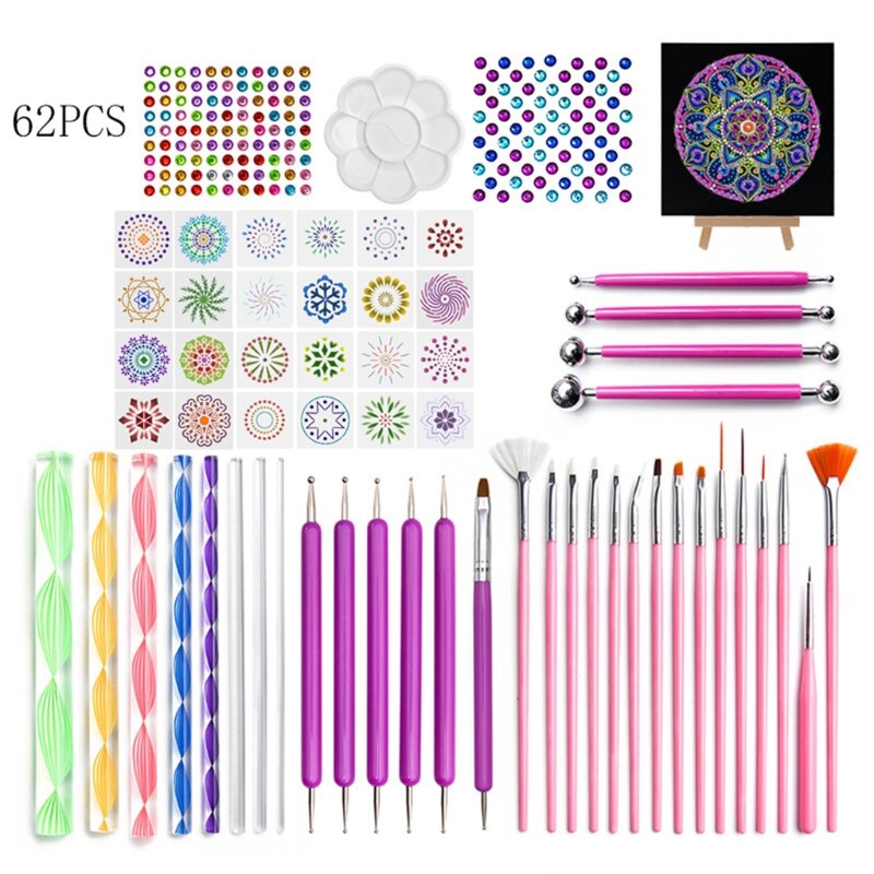 62pcs Mandala Dotting Tools for Painting Rock Ston... – Vicedeal