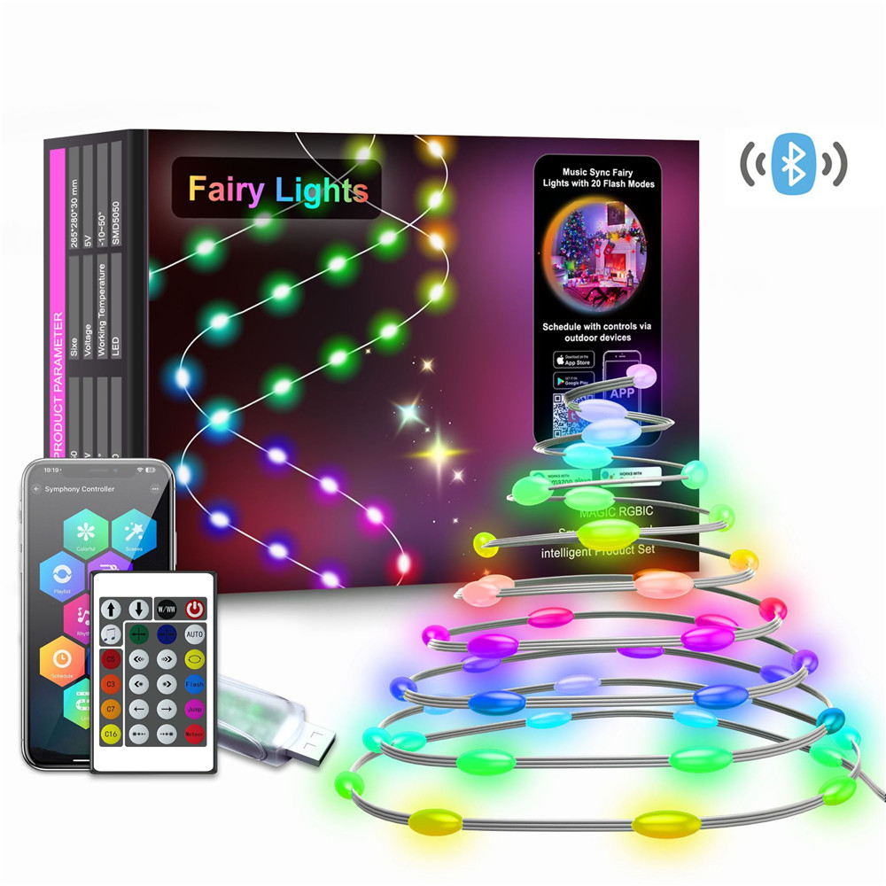 5/10/15/20M LED String Light Bluetooth USB Tuya Wi... – Grandado