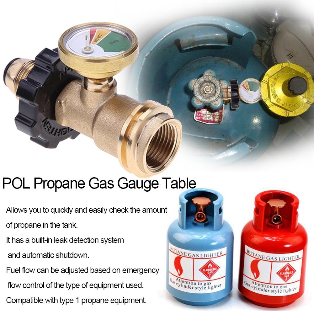 POL Propane Gas Gauge Table QCC1 BBQ Pressure Valv... – Grandado