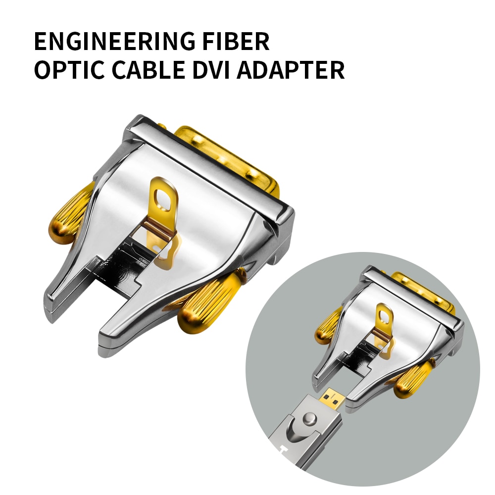 DVI adapter Plug for Engineering fiber optic cable... – Grandado