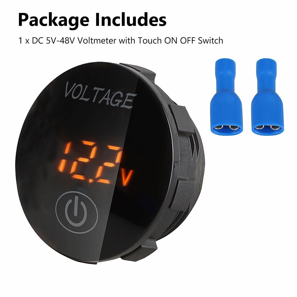 Gauge Voltmeter Marine Meter Oranje Panel 12V/24V ... – Vicedeal