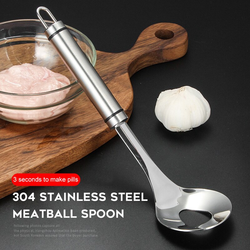 Stainless Steel Non-Stick Meatball Maker Spoon Mea... – Vicedeal