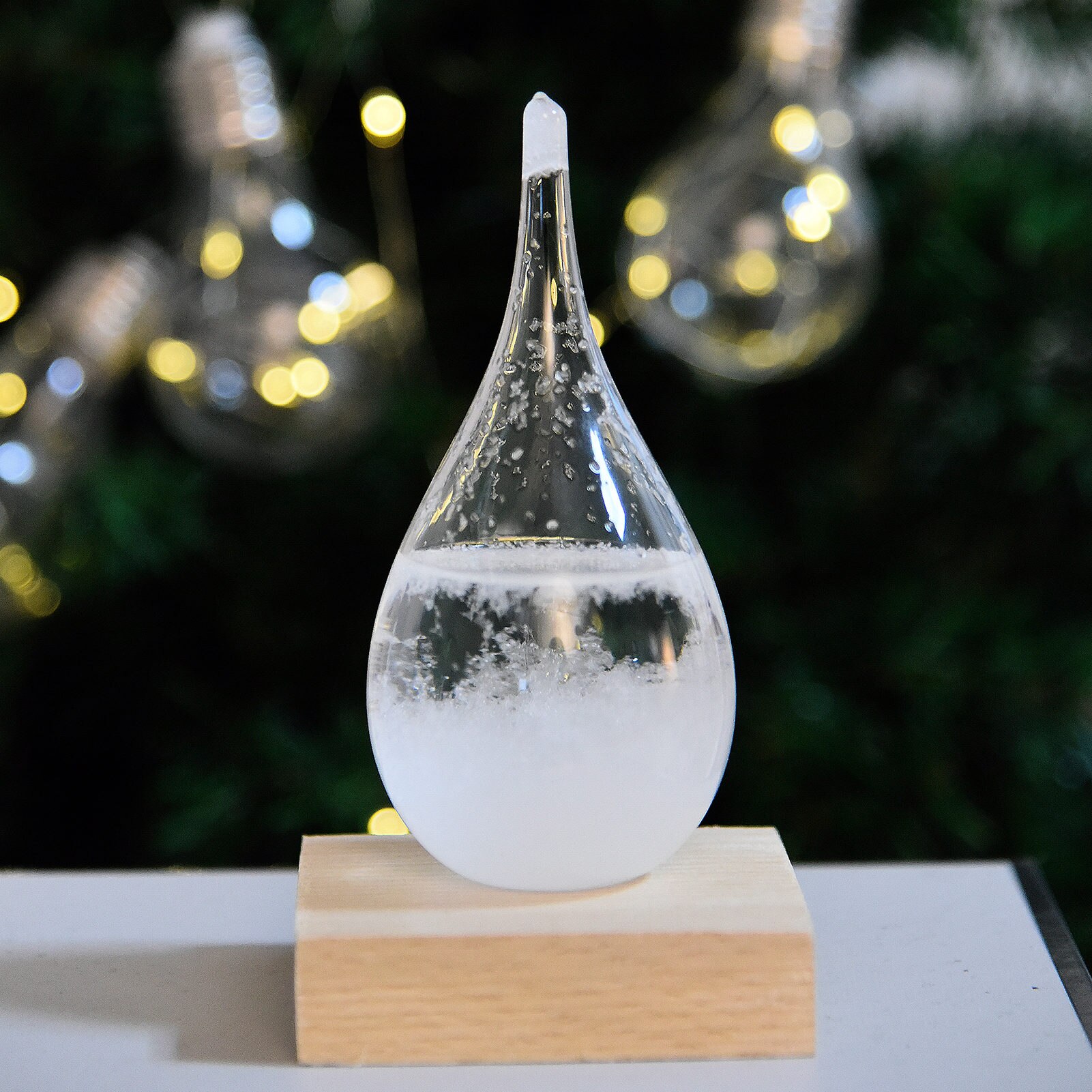 Storm Glass Weather Forecaster -shaped Glass Barom... – Grandado