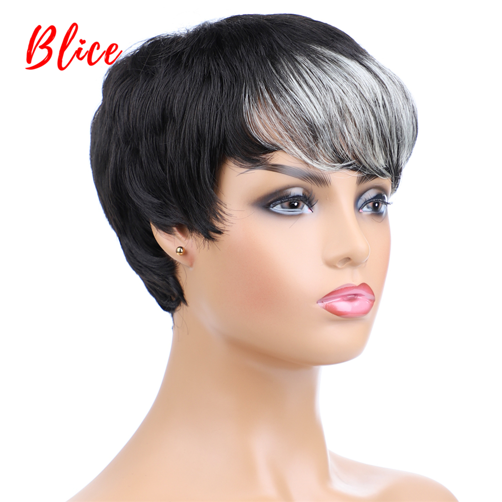 Blice Synthetic Hair Wigs 4 Inch Short Natural Wav... – Grandado