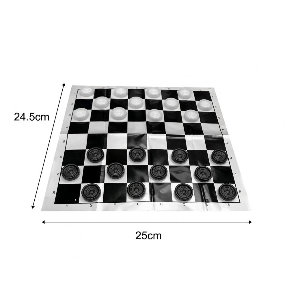 25cm Mini Travel Board Games Set Checkers Set with... – Grandado