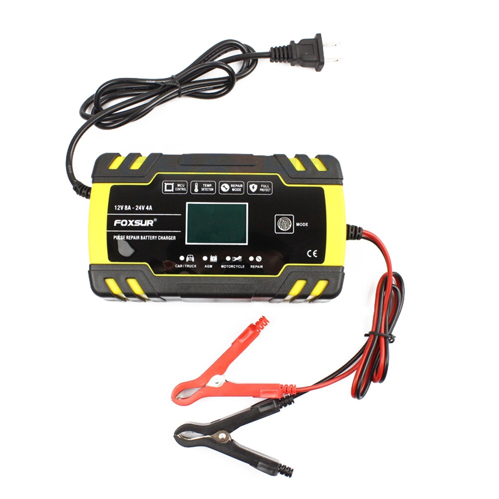 Automatische Auto Acculader 12V 8A 24V 4A Smart Sn... – Vicedeal