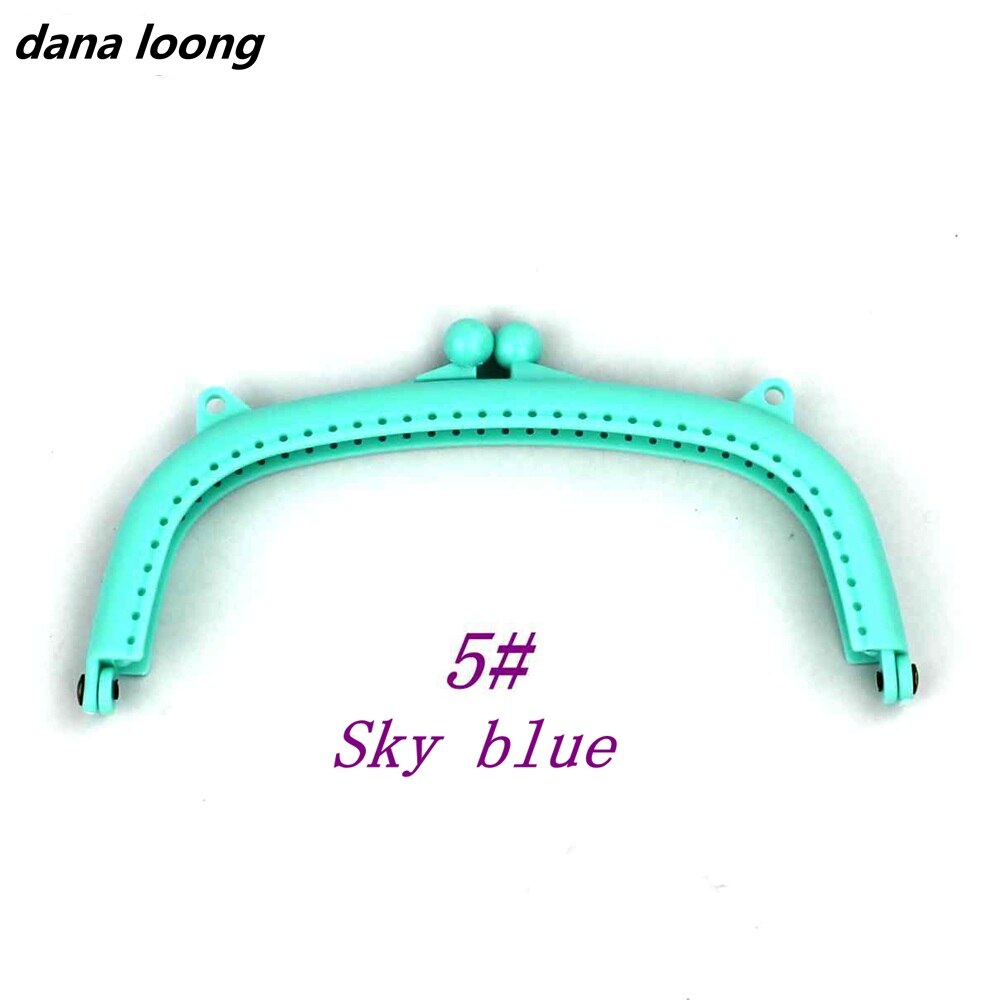 1 Piece 16 CM Candy Color Arc Resin Plastic Purse ... – Grandado