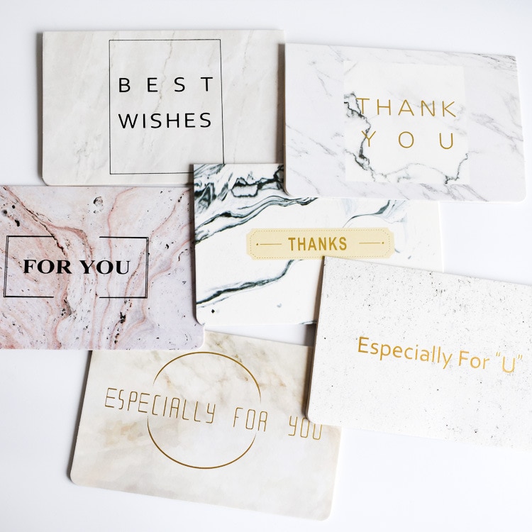 6 set/partij mix stijlen 6 PCS card + 6 STUKS enve... – Vicedeal