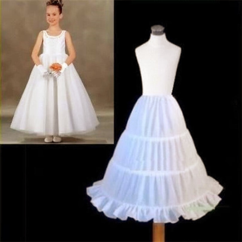 Formal Children Petticoats for Flower Girl Dress 3... – Grandado