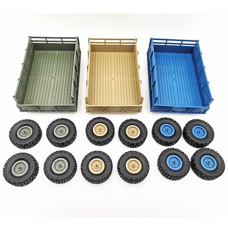 For Wpl Rc Car Accessories Diy 4-Wheel Trailer Truck Gaz Truck Car Part ...