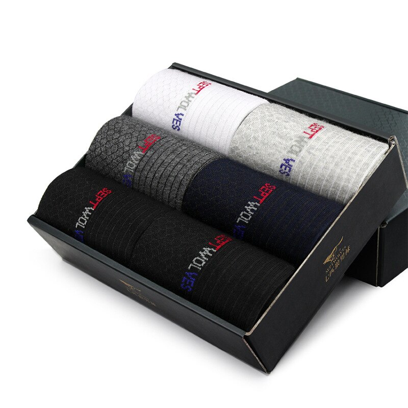 Septwolves sports socks men's socks box cotton soc... – Vicedeal