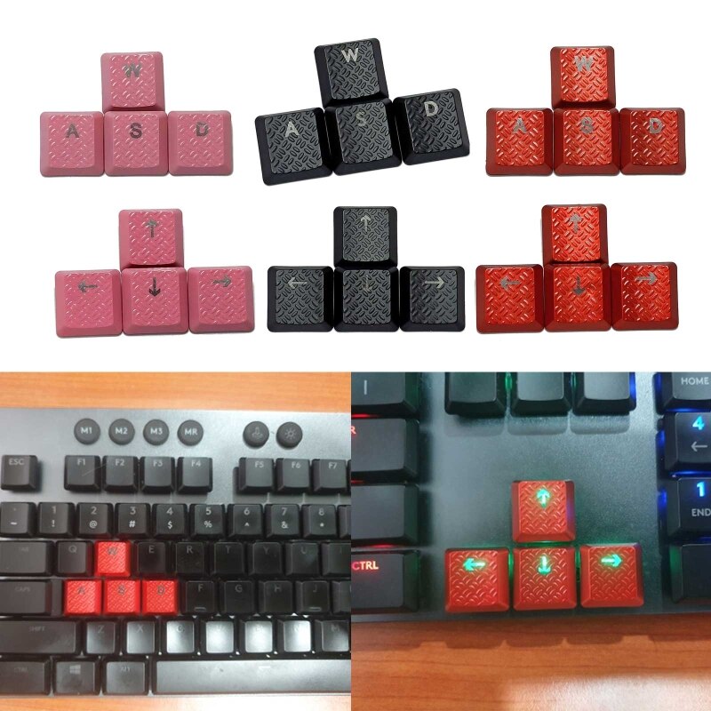 Only Keycap,DIY ABS Backlit Keycap 8 Keys Non-slip... – Grandado