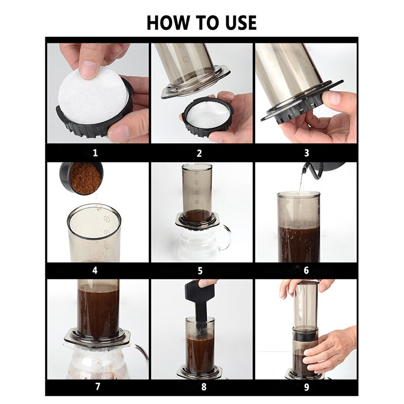 Press Coffee Portable Coffee Maker Air Press Espre... – Vicedeal