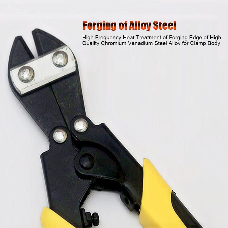 8Inch Mini Bolts Cutter Steel Bar Clamps Pliers Ha... – Grandado