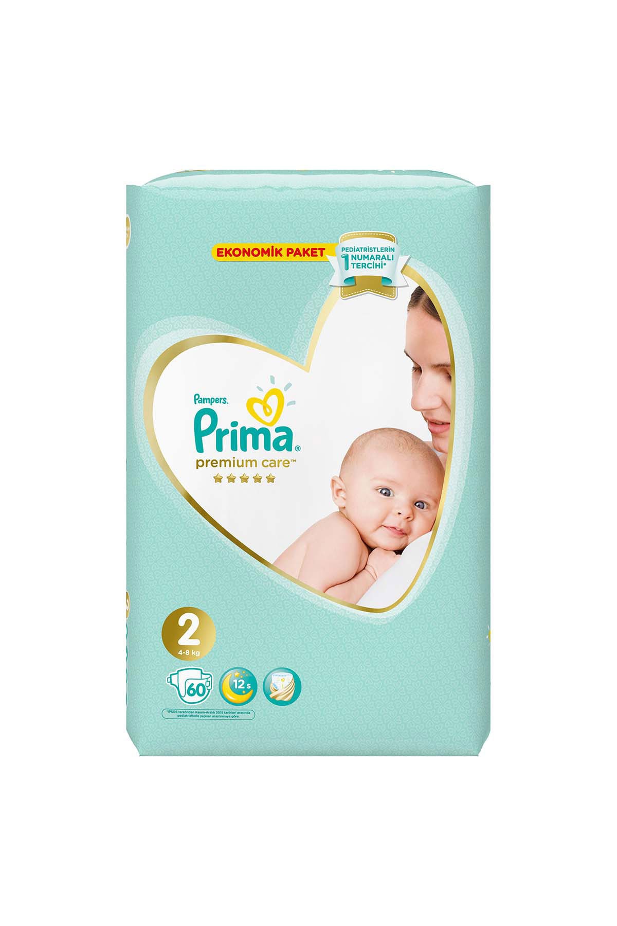 Pampers Baby Diaper Premium Care 2 Size 60 Pcs Min... – Grandado