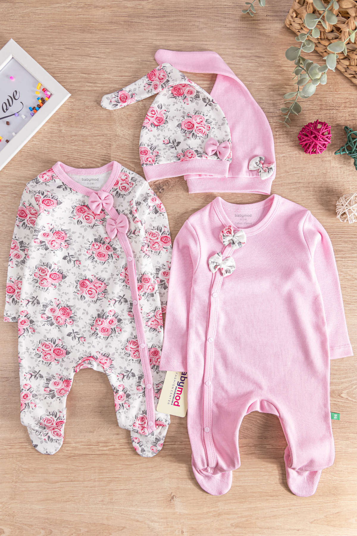 Baby Girl Double Long Sleeve Jumpsuit Set – Vicedeal