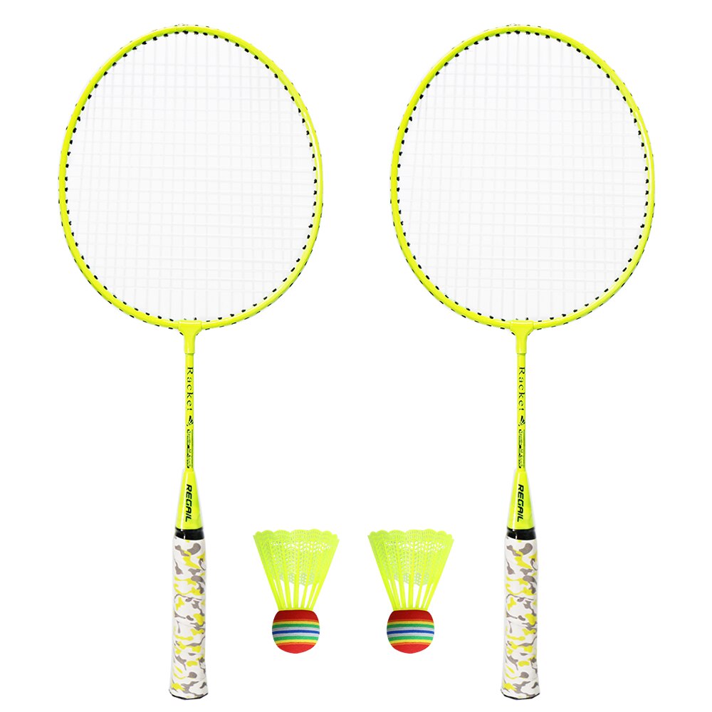 1 Pair Badminton Rackets with Balls 2 Player Badmi... – Grandado