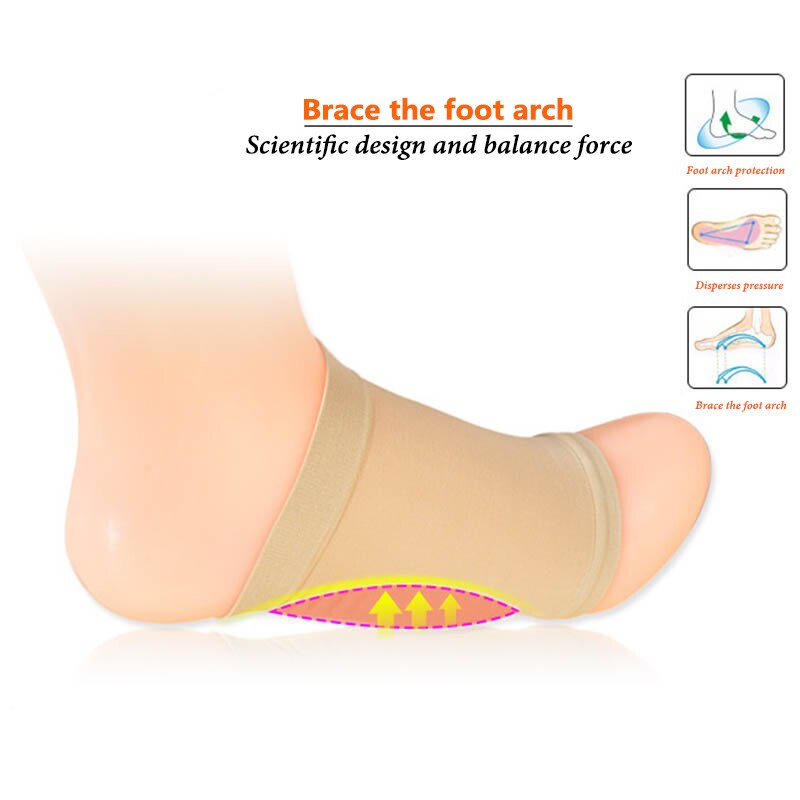 Adults Soft Breathable Silicone High Arch Bandage ... – Grandado