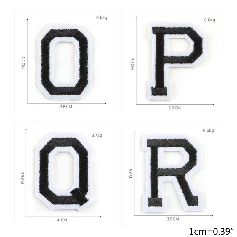 26Pcs English Letters Patches Cartoon Animal Alpha... – Grandado