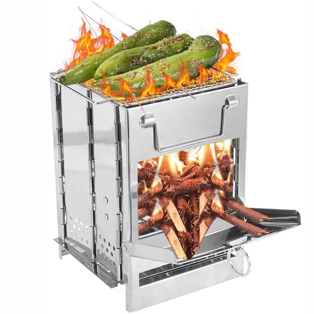Mini Outdoor Firewood Stove Camping Cooking Picnic... – Vicedeal