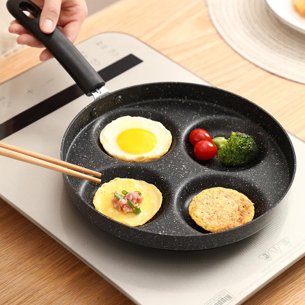 Four-hole Omelet Pan for Eggs Ham PanCake Maker Fr... – Grandado