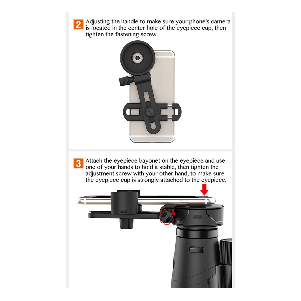 Phone Microscope Telescope Clamp Holder Monocular ... – Vicedeal