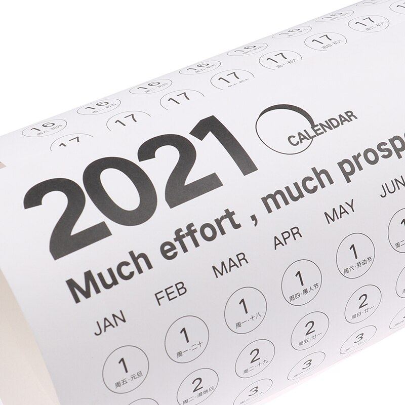 1pc Fresh Wall Calendar 365days Paper Calendar Dai... – Grandado