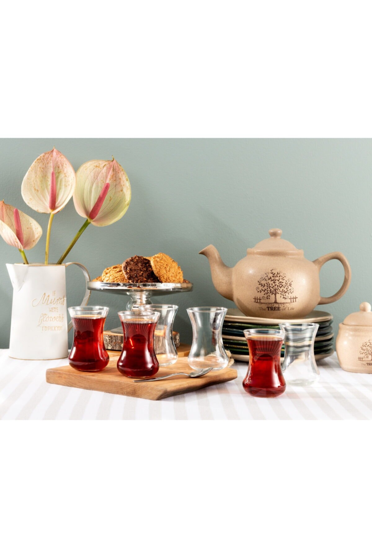 6 Pcs Tea Cup Set, English Style Tea Cup, Classic ... – Grandado