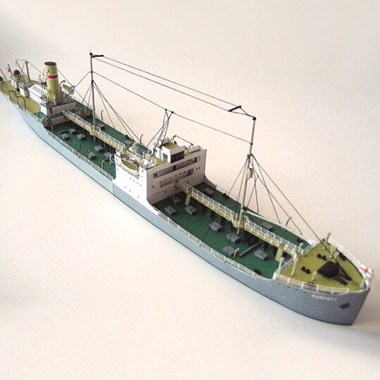 1:400 Paper Model Polish Cargo Ship Karpaty – Vicedeal