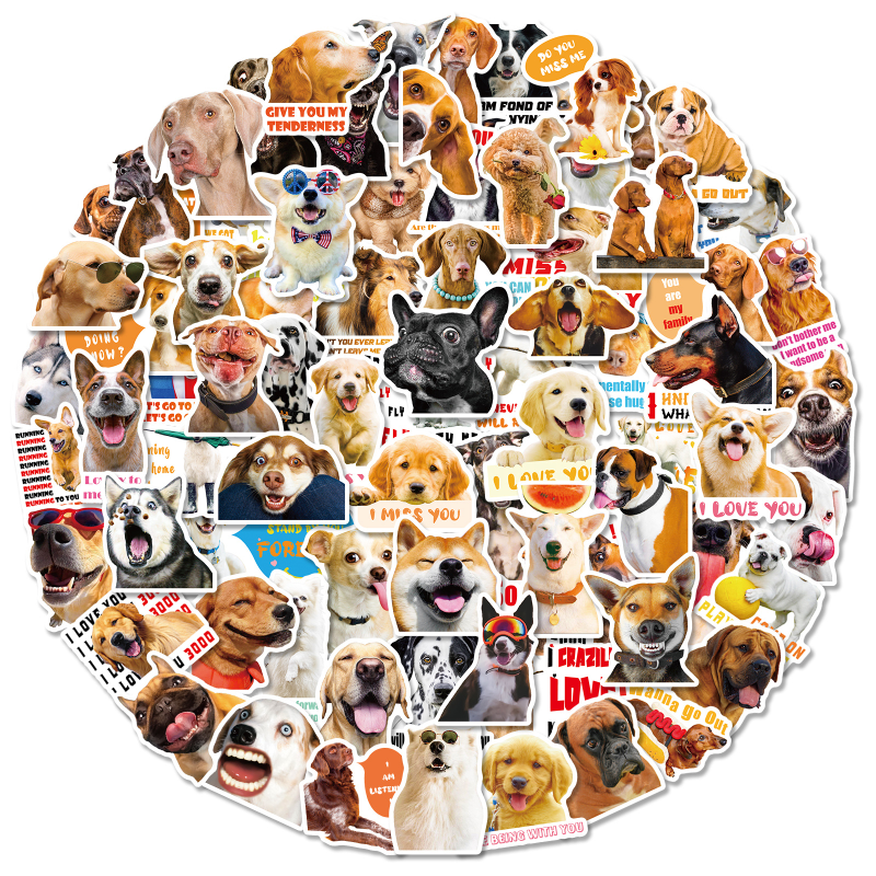 10/50/100pcs Lovely Dog Stickers Funny Meme Animal... – Vicedeal