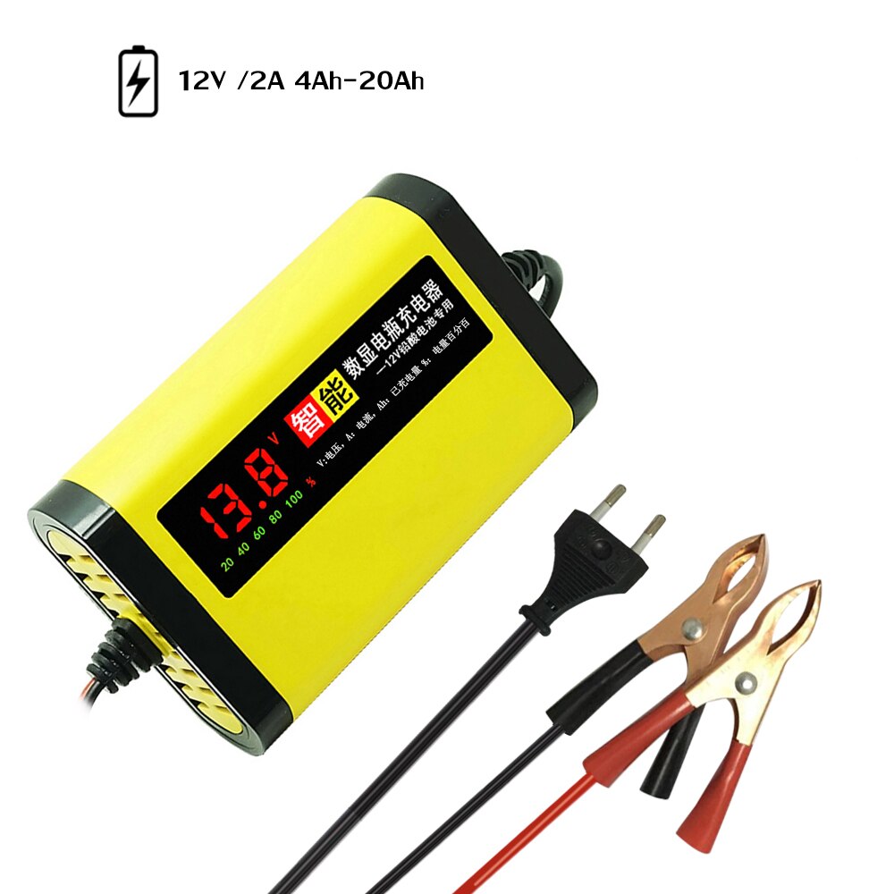Automatische Auto Acculader 12V 8A 24V 4A Smart Sn... – Vicedeal