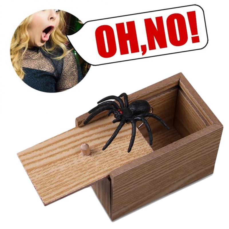 Funny Scare Box Mouse Spider In Case Prank-Wooden ... – Grandado