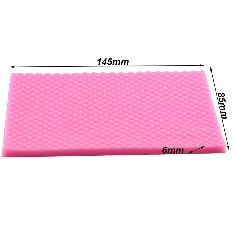 Meerjungfrau Fisch Skala Spitze Matte Silikon Form... – Vicedeal