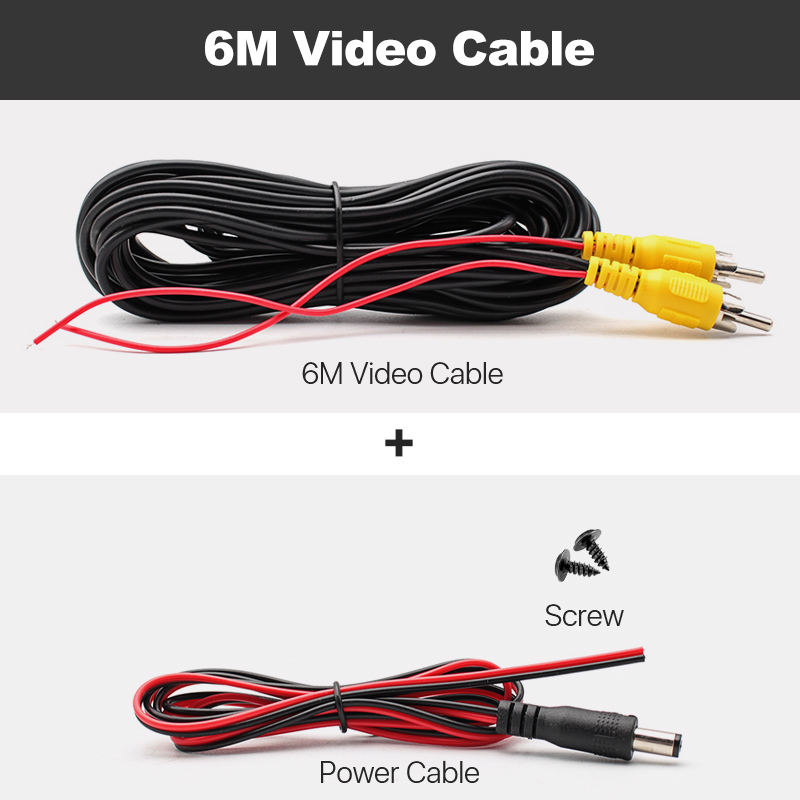 GreenYi AV-RCA-Kabel, 6 m, 19,7 Fuß, für Rückfahrk... – Grandado