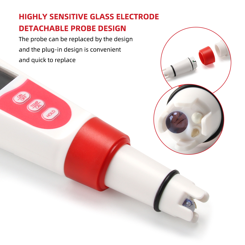 Temp PH Meter Digital Water Purity Tester Temperat... – Grandado
