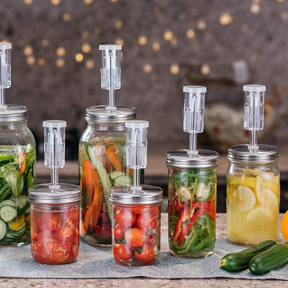 4pcs Can Fermentation Lids Set Fruit Vegetable Fer... – Grandado